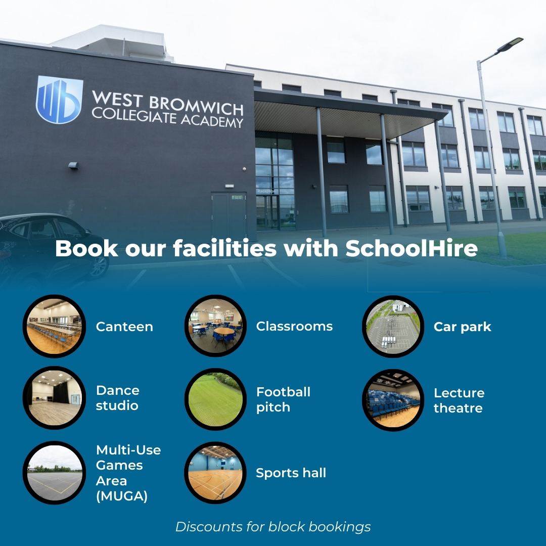 Facilities for hire - West Bromwich Collegiate Academy